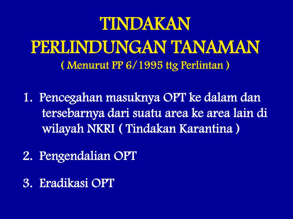 PPT - KEBIJAKAN PERLINDUNGAN TANAMAN PowerPoint Presentation, free ... PPT - KEBIJAKAN PERLINDUNGAN TANAMAN PowerPoint Presentation, free ...