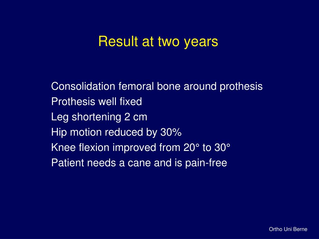 PPT - Extreme ectasia of the femoral diaphysis secondary to loosening ...