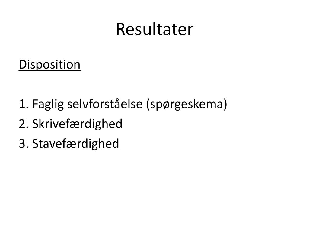PPT - Unge ordblinde skriver løs med it – resultater af et ...