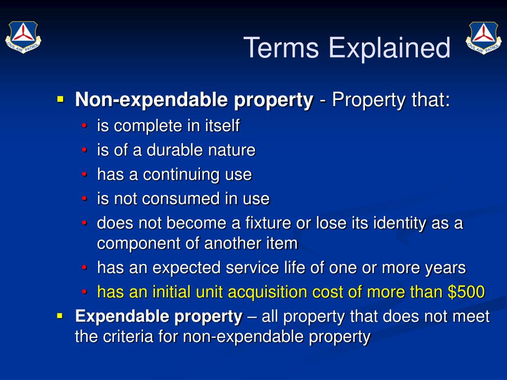 PPT - Civil Air Patrol Logistics PowerPoint Presentation, free download ...