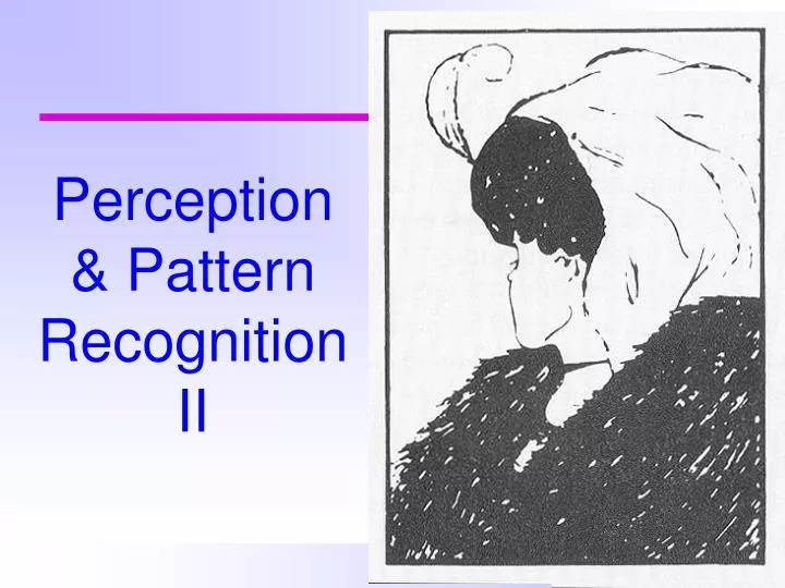 PPT - Perception & Pattern Recognition II PowerPoint Presentation, free download - ID:4540623