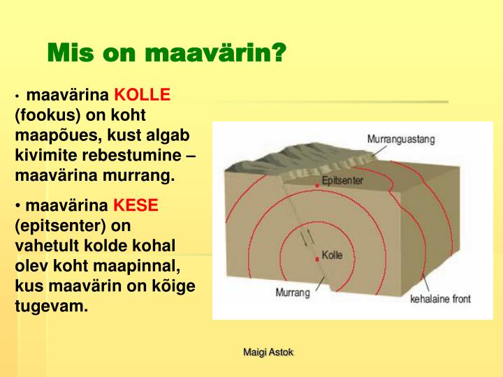 PPT - MAAVÄRINAD 11.kl. PowerPoint Presentation - ID:4541326