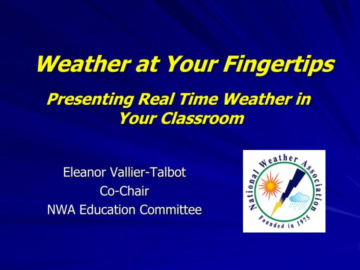 PPT - Weather at Your Fingertips PowerPoint Presentation, free download ...