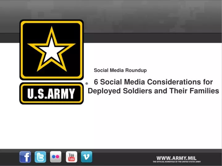 PPT - Social Media Roundup PowerPoint Presentation, free download - ID ...