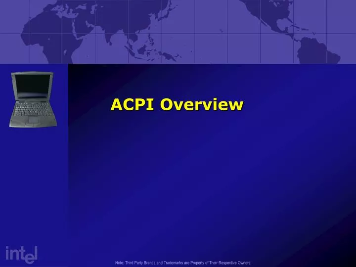 PPT - ACPI Overview PowerPoint Presentation, free download - ID:4544374