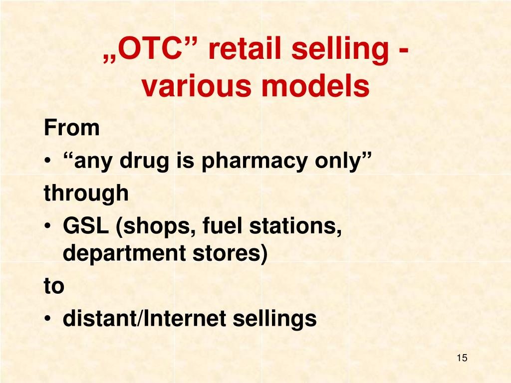 PPT - Retail medicine supply (to patients) PowerPoint Presentation ...