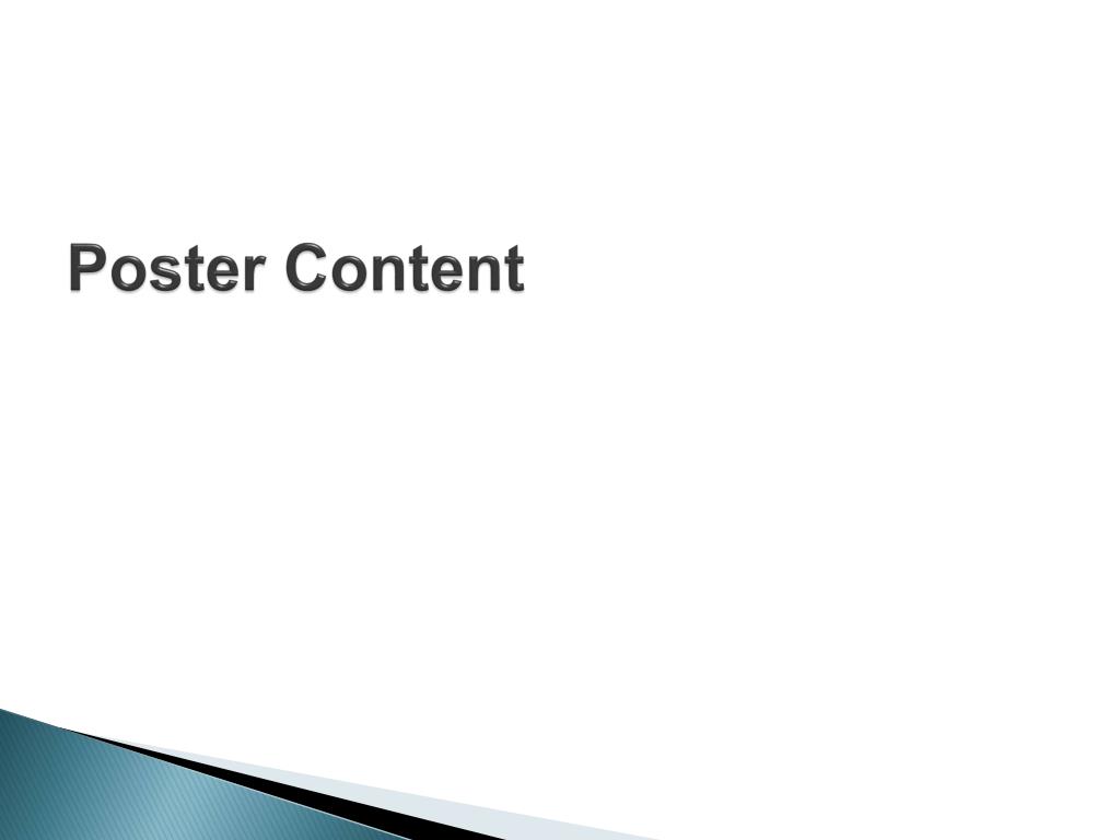 PPT - Characteristics of a Good Scientific Poster MBRS-RISE Summer 2009 ...