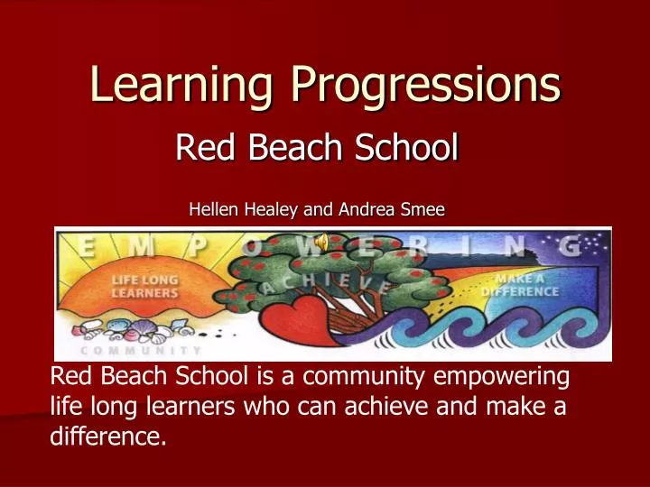 Ppt Learning Progressions Powerpoint Presentation Free Download Id