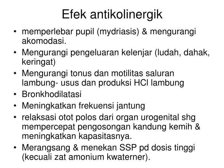 PPT - OBAT-OBAT SUSUNAN SARAF OTONOM PowerPoint Presentation - ID:4548088