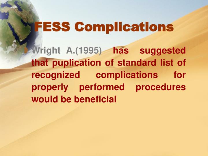 PPT - FESS Complications PowerPoint Presentation - ID:4549006