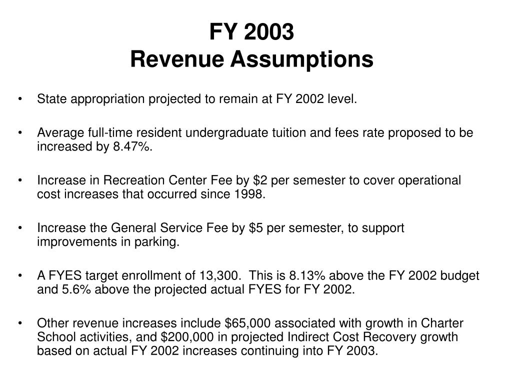 PPT - General Fund Budget Fiscal Year 2003 PowerPoint Presentation ...