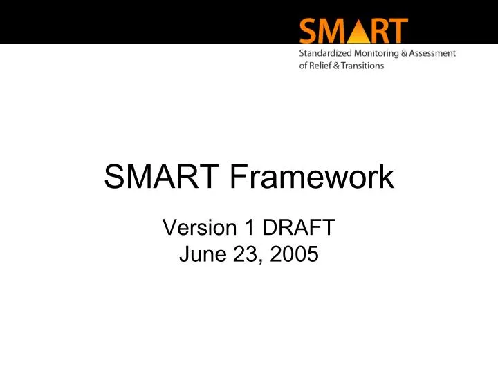 PPT - SMART Framework PowerPoint Presentation, free download - ID:4550870