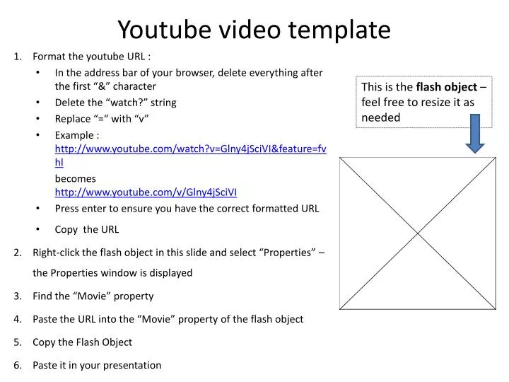 PPT - Youtube video template PowerPoint Presentation, free download ...