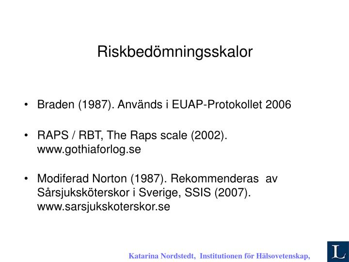 PPT - trycksår PowerPoint Presentation - ID:4552157