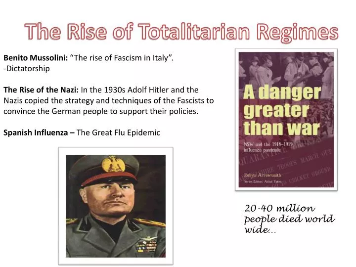 PPT - The Rise of Totalitarian Regimes PowerPoint Presentation, free ...