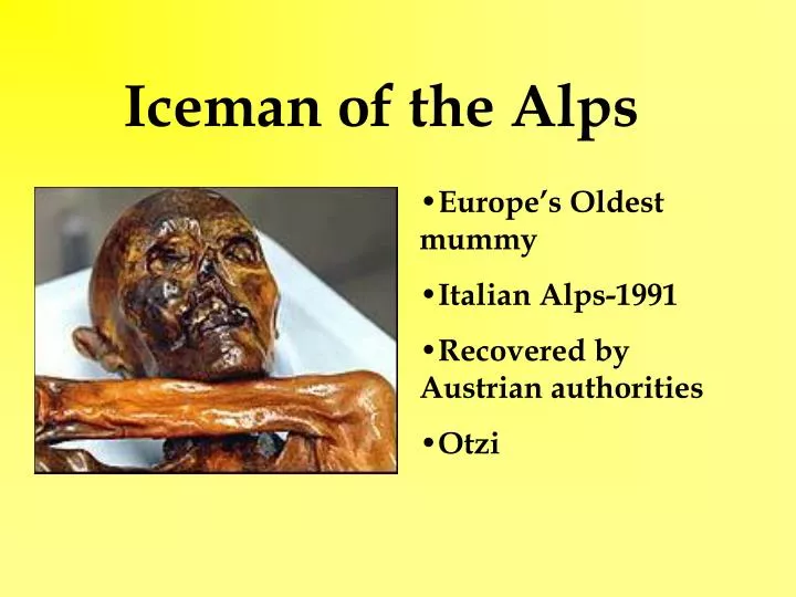 PPT - Iceman of the Alps PowerPoint Presentation, free download - ID:4556214