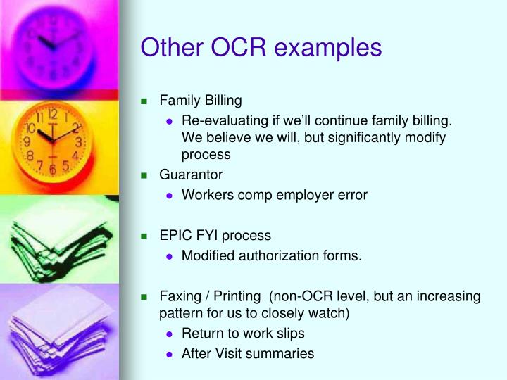 PPT - OCR Has Called; Now What? PowerPoint Presentation - ID:4556680