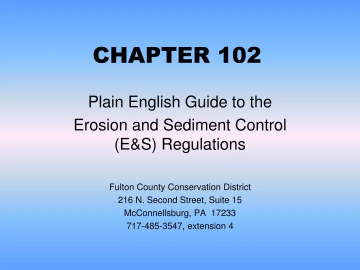 PPT - CHAPTER 102 PowerPoint Presentation, free download - ID:4558584