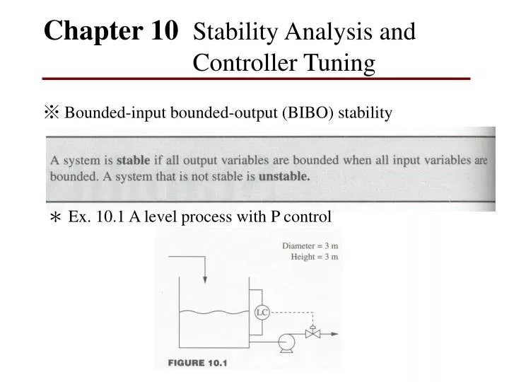 PPT - Chapter 10 Stability Analysis and Controller Tuning PowerPoint ...