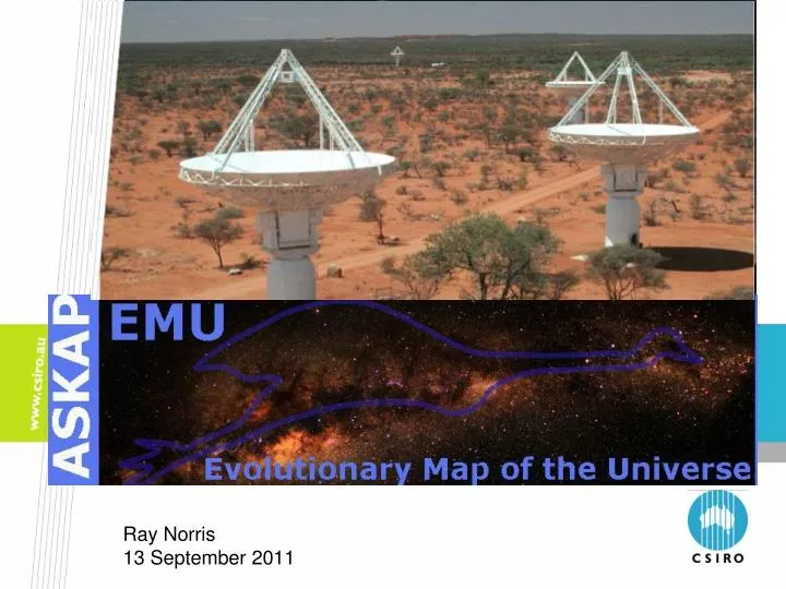 PPT - EMU: Evolutionary Map of the Universe PowerPoint Presentation ...