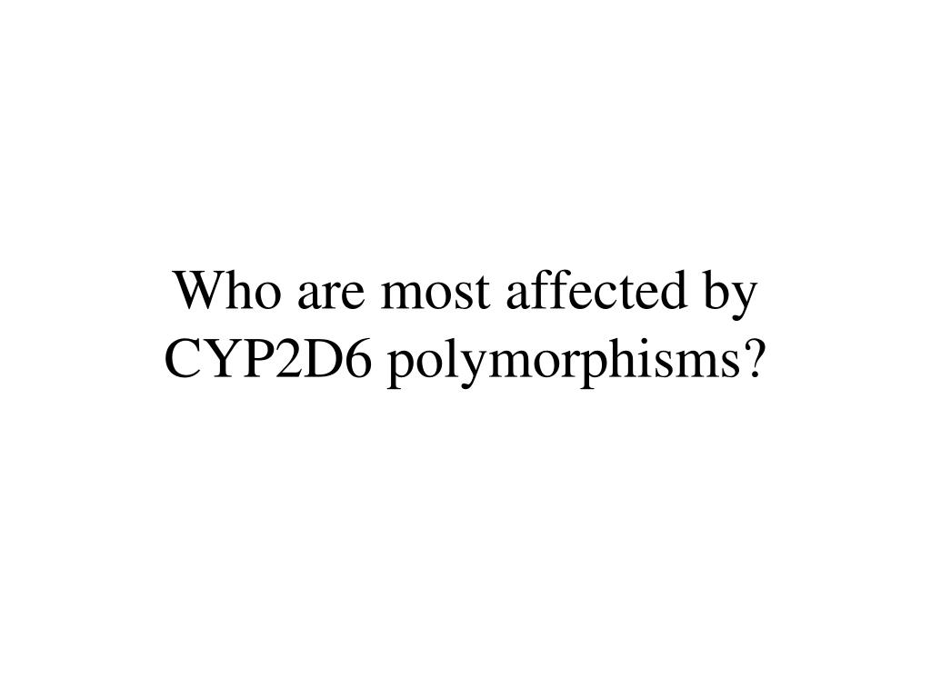 PPT - Drug Metabolism and Pharmacogenetics PowerPoint Presentation ...