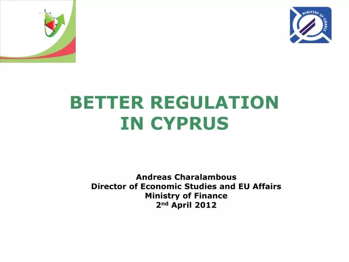 PPT - BETTER REGULATION IN CYPRUS PowerPoint Presentation, free ...