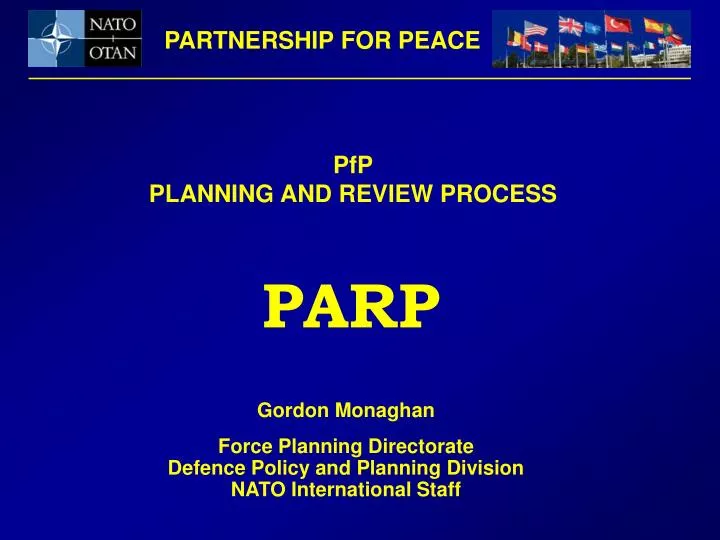 PPT - PfP PLANNING AND REVIEW PROCESS PowerPoint Presentation, free ...