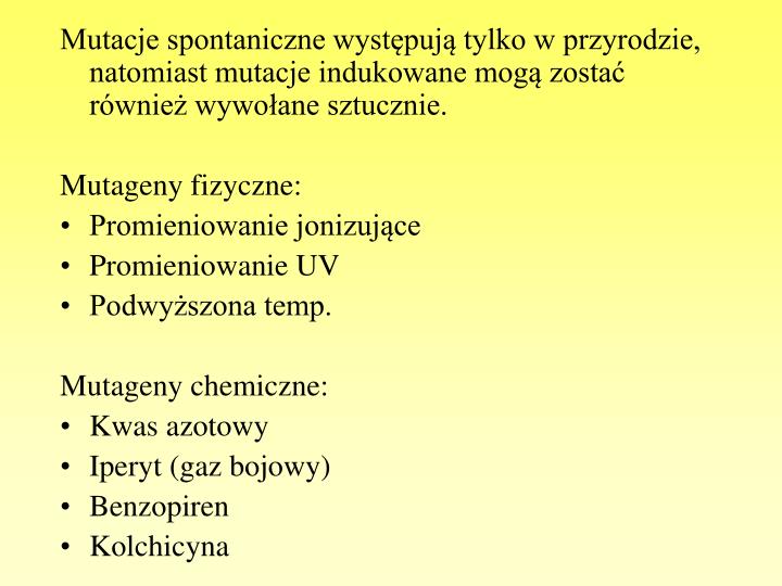 PPT - Zmienność organizmów i jej przyczyny PowerPoint Presentation - ID ...