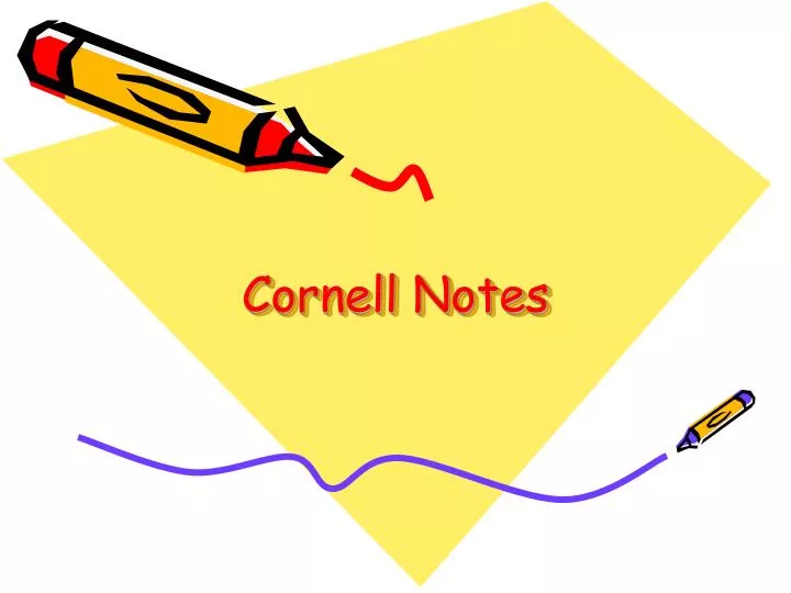 PPT - Cornell Notes PowerPoint Presentation, free download - ID:4563309