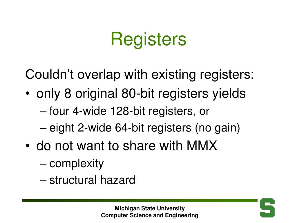 PPT - Streaming SIMD Extensions PowerPoint Presentation, free download ...