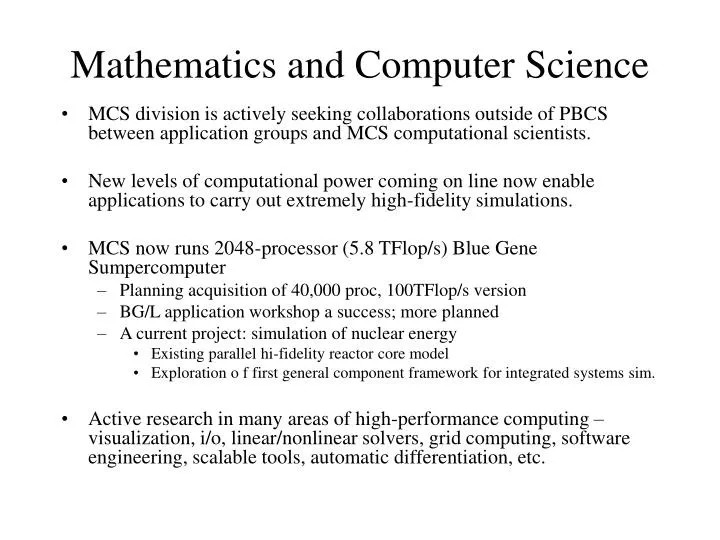 PPT Mathematics And Computer Science PowerPoint Presentation Free PPT Mathematics And Computer Science PowerPoint Presentation Free