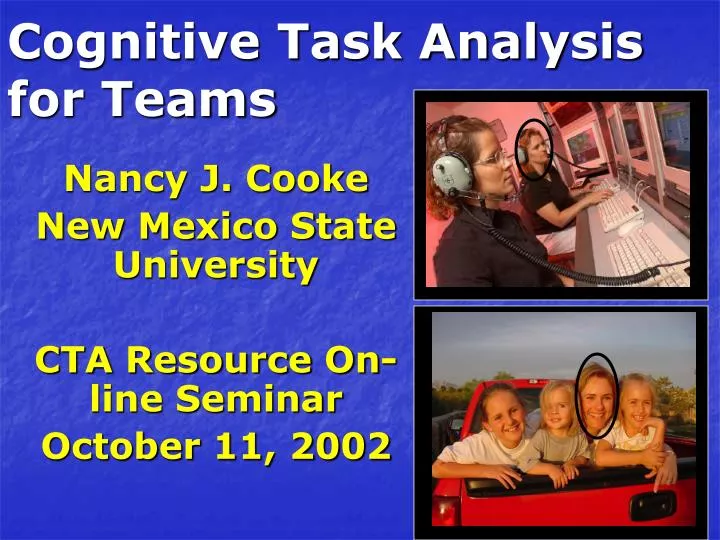 PPT - Cognitive Task Analysis for Teams PowerPoint Presentation, free ...