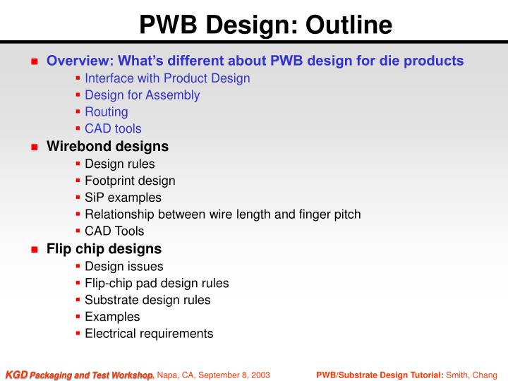 PPT - PWB/Substrate Design Tutorial PowerPoint Presentation - ID:4566291