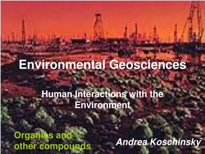 PPT - Environmental Geosciences PowerPoint Presentation, free download ...