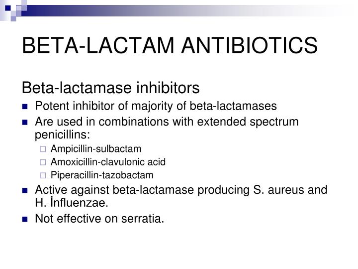 PPT - BETA-LACTAM ANTIBIOTICS PowerPoint Presentation - ID:4567246