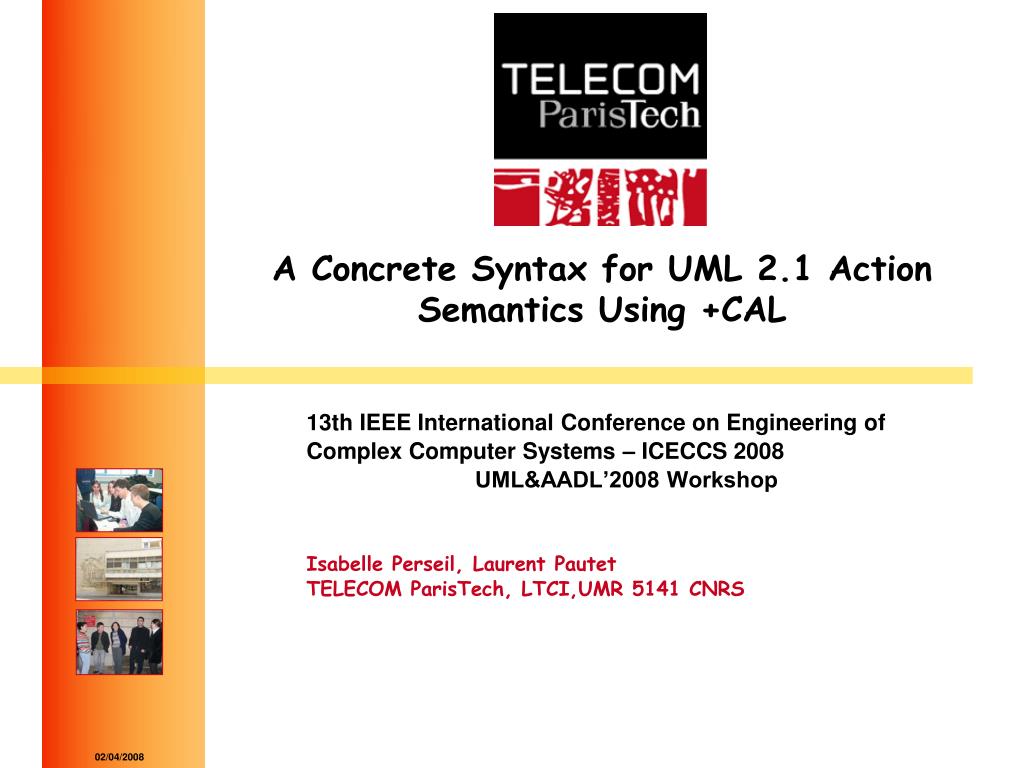 Ppt A Concrete Syntax For Uml 21 Action Semantics Using Cal Powerpoint Presentation Id4567266