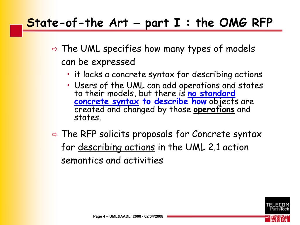 Ppt A Concrete Syntax For Uml 21 Action Semantics Using Cal Powerpoint Presentation Id4567266