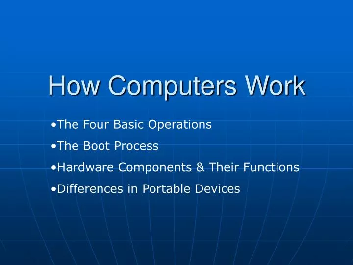 PPT - How Computers Work PowerPoint Presentation, free download - ID ...