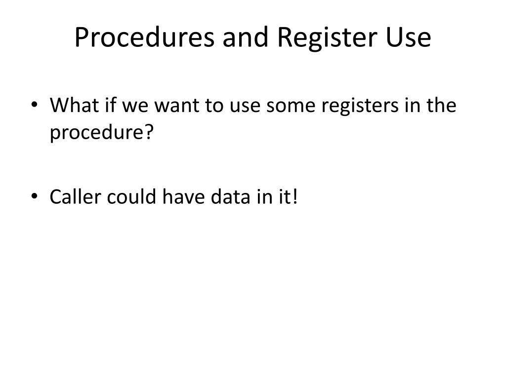 PPT - Lecture 4: Advanced Instructions, Control, and Branching cont ...