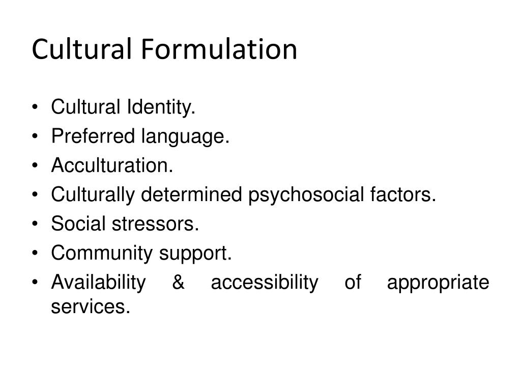 PPT - Transcultural Psychiatry PowerPoint Presentation, free download ...