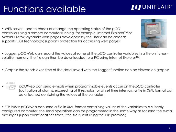 PPT - Uniflair pCOWeb Ethernet interface card PowerPoint Presentation ...