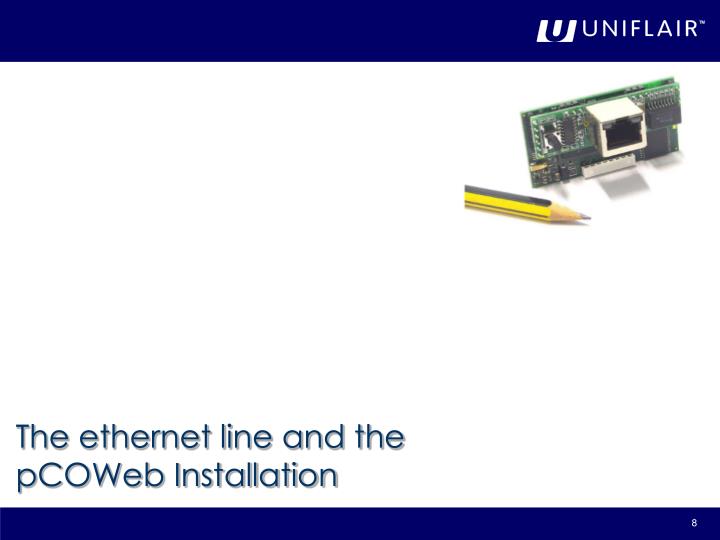 PPT - Uniflair pCOWeb Ethernet interface card PowerPoint Presentation ...