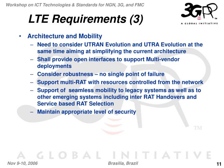 PPT - 3GPP Long Term Evolution (LTE) and System Architecture Evolution ...
