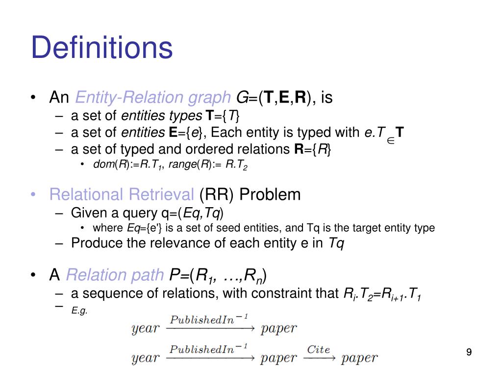 Ppt Relational Retrieval Using A Combination Of Path Constrained Random Walks Powerpoint