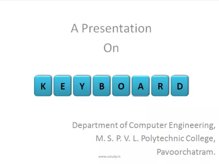 PPT - Keyboard PowerPoint Presentation, free download - ID:4572779