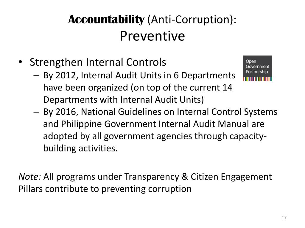 PPT - Good Governance and Anti-Corruption Cluster Plan 2012-2016 ...