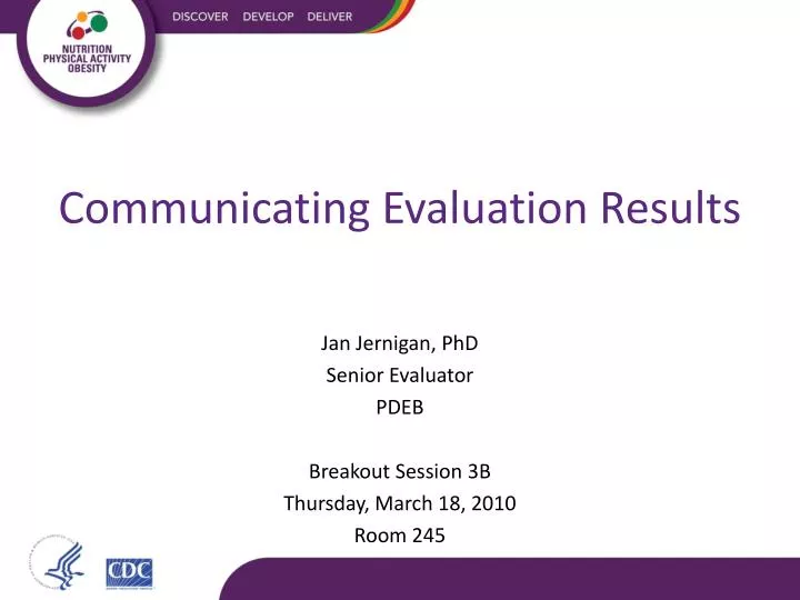 PPT - Communicating Evaluation Results PowerPoint Presentation, free ... PPT - Communicating Evaluation Results PowerPoint Presentation, free ...