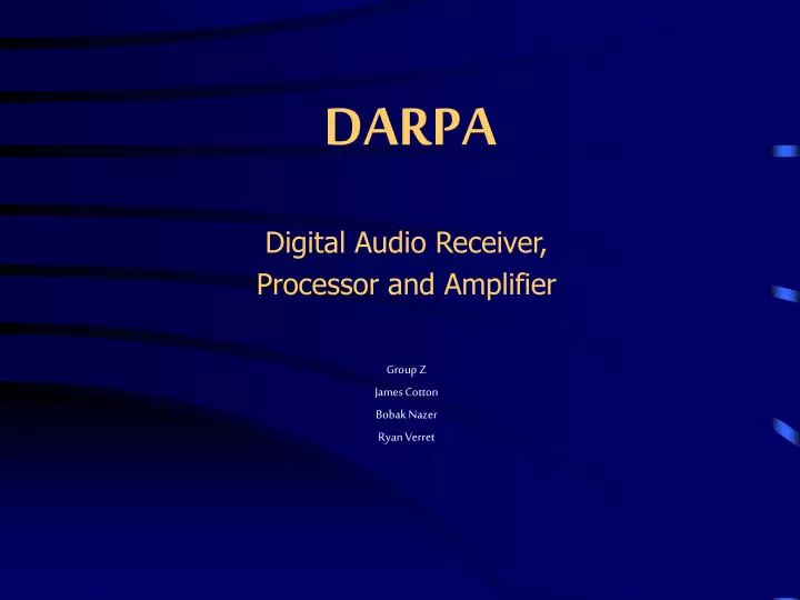 PPT - DARPA PowerPoint Presentation, free download - ID:4574561