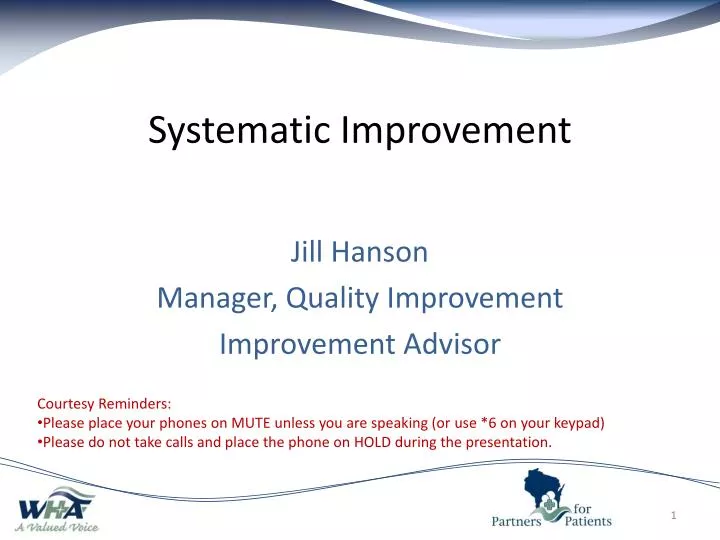 PPT - Systematic Improvement PowerPoint Presentation, free download ...