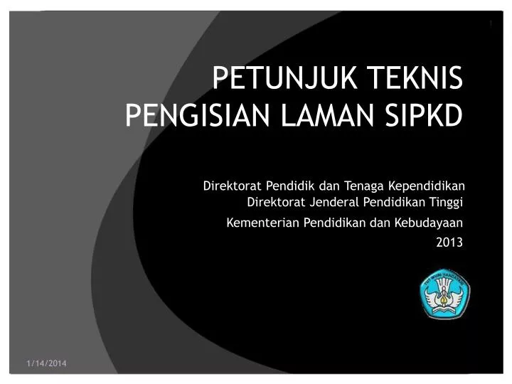 PPT - PETUNJUK TEKNIS PowerPoint Presentation, free download - ID:4575693
